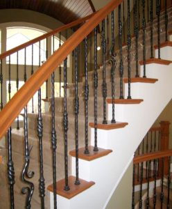 Double Free Floating Sawtooth Stringer Curved Staircase #237 - The ...