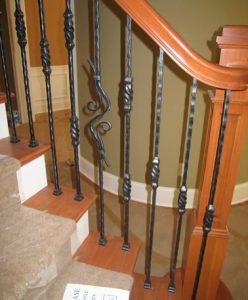 Double Free Floating Sawtooth Stringer Curved Staircase #237 - The ...